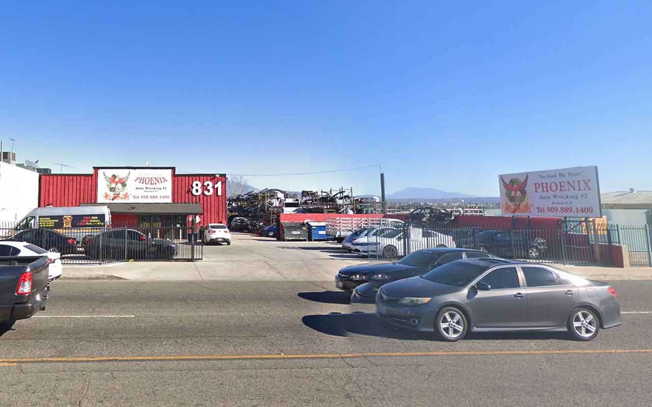 Phoenix Auto Wrecking 2 at 831 N Waterman Ave, San Bernardino, CA 92410 ...